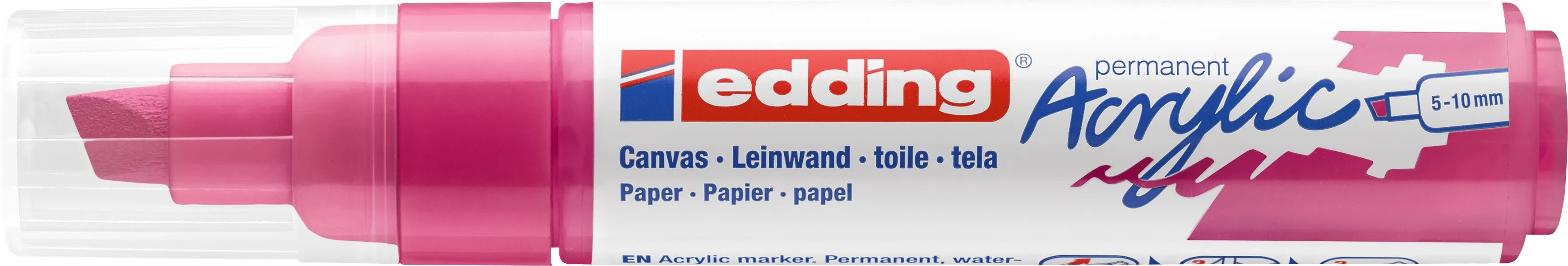 Edding 5000 Acrylmarker breit Telemagenta 5 - 10 mm