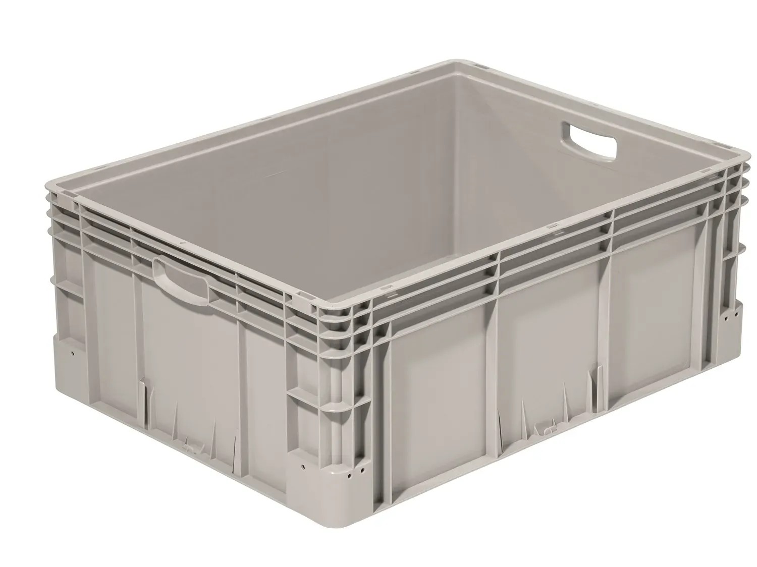 Euronorm-Box geschlossen Grau (HxBxT) 32 x 60 x 80 cm