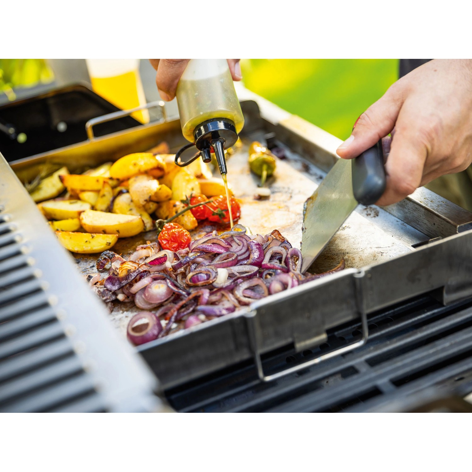Jamestown Piastra grill plancha acciaio inossidabile