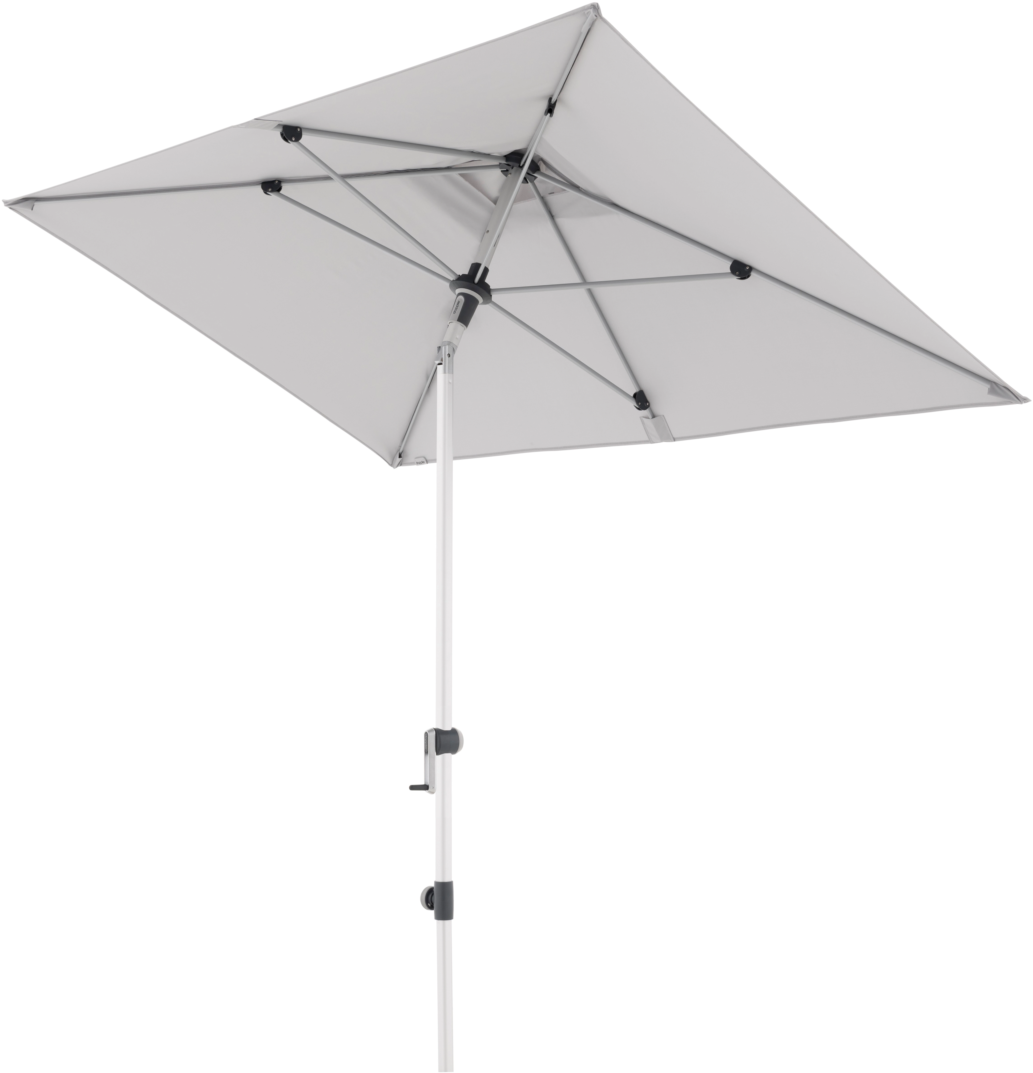 Sonnenschirm Expert Auto Tilt Hellgrau 220 x 140 cm kaufen bei OBI