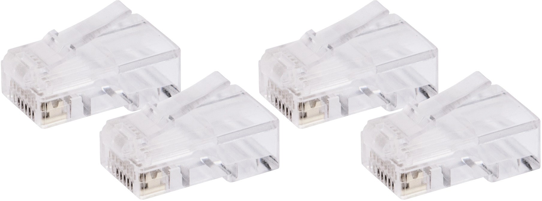 Schwaiger® Connecteur de raccordement téléphonique 8 pôles Transparent ...