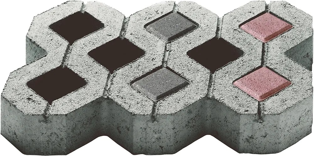 Rasengitter-Füllstein Beton Rot kaufen bei OBI