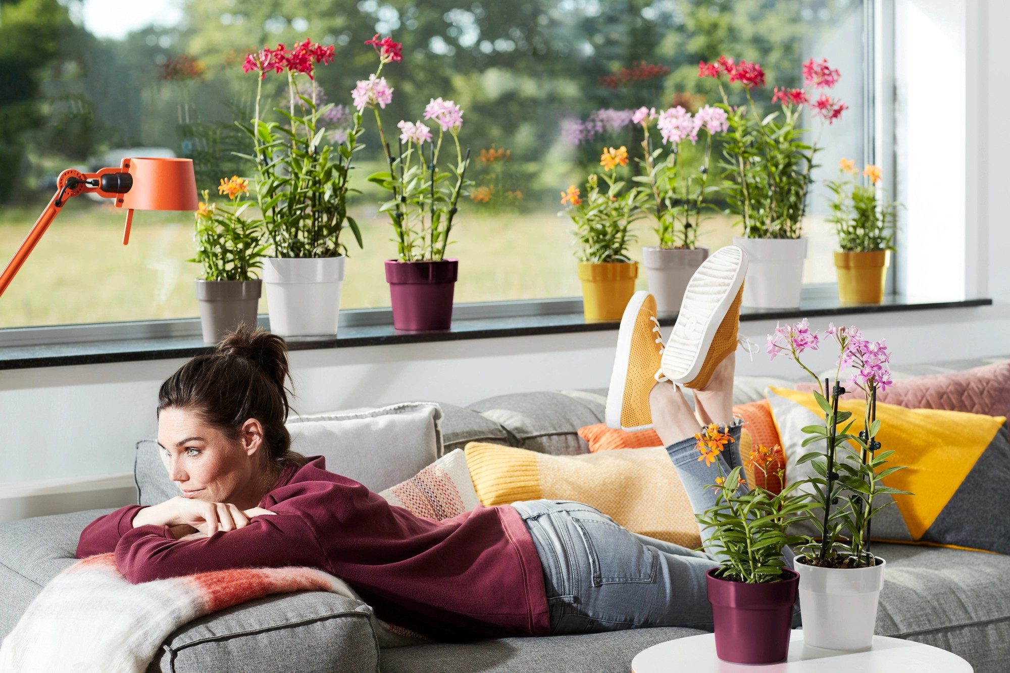 Übertopf b.for original rund Weiss Ø 14 cm kaufen bei OBI