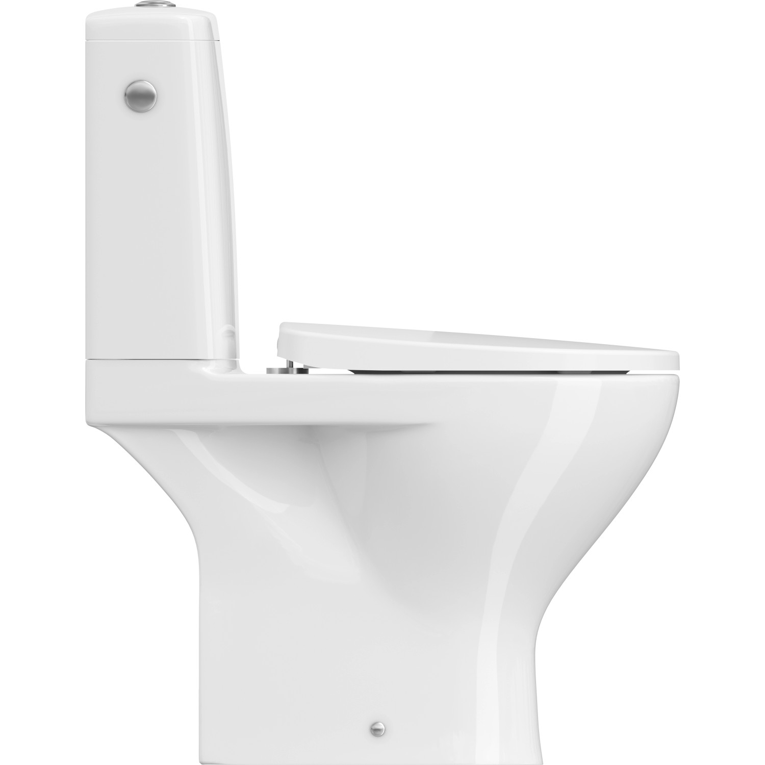 Baliv Stand-WC-Set Universal Keramik mit Sitz Weiss kaufen bei OBI