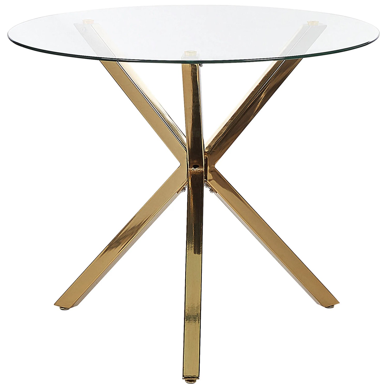 Esstisch Gold Glas