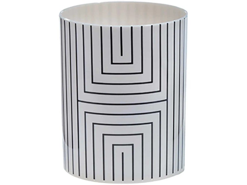 Spirella Becher Graphic Weiss-Schwarz