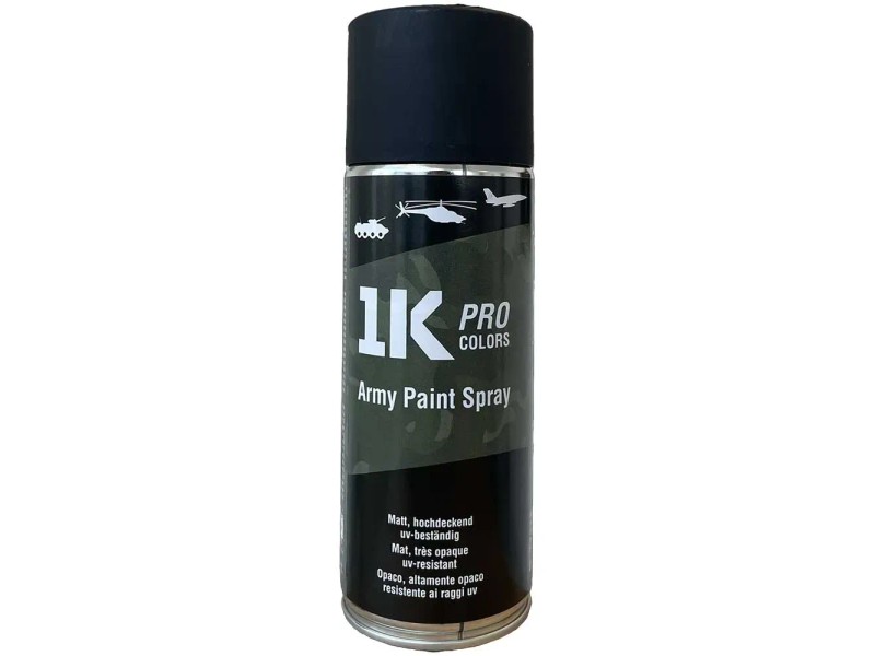 1K-PRO Militär-Spray matt Teerschwarz RAL9021 / 400 ml kaufen bei OBI