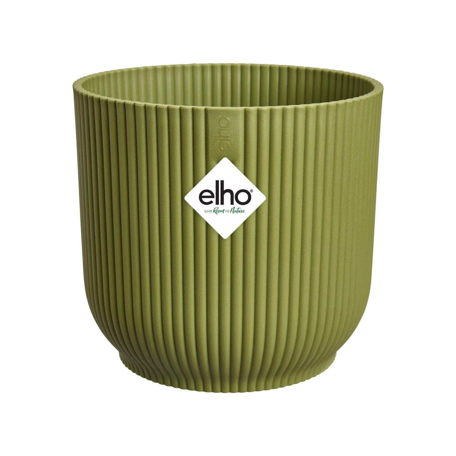 Elho Pot de fleurs Vibes Fold rond Vert Ø 18 cm / hauteur 17 cm