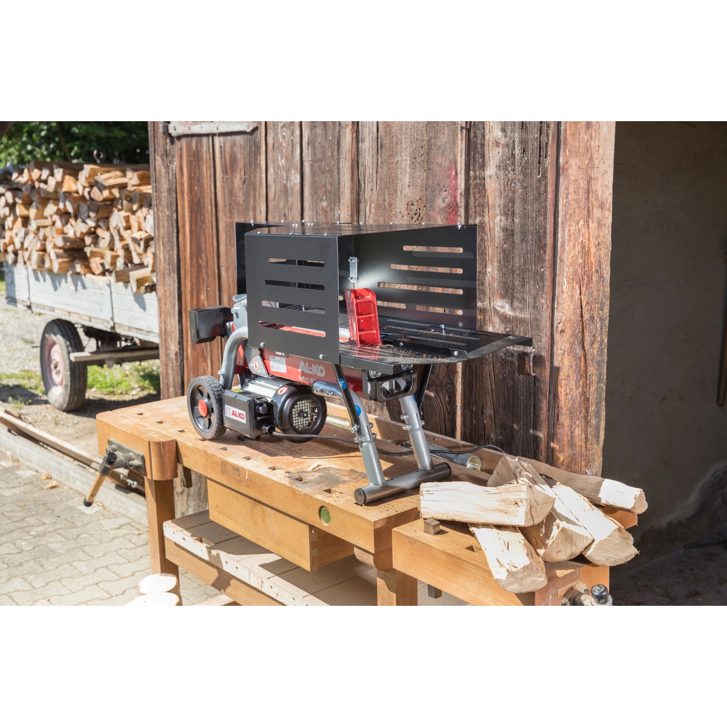 AL-KO Holzspalter LSH 370/4 Rot-Schwarz kaufen bei OBI