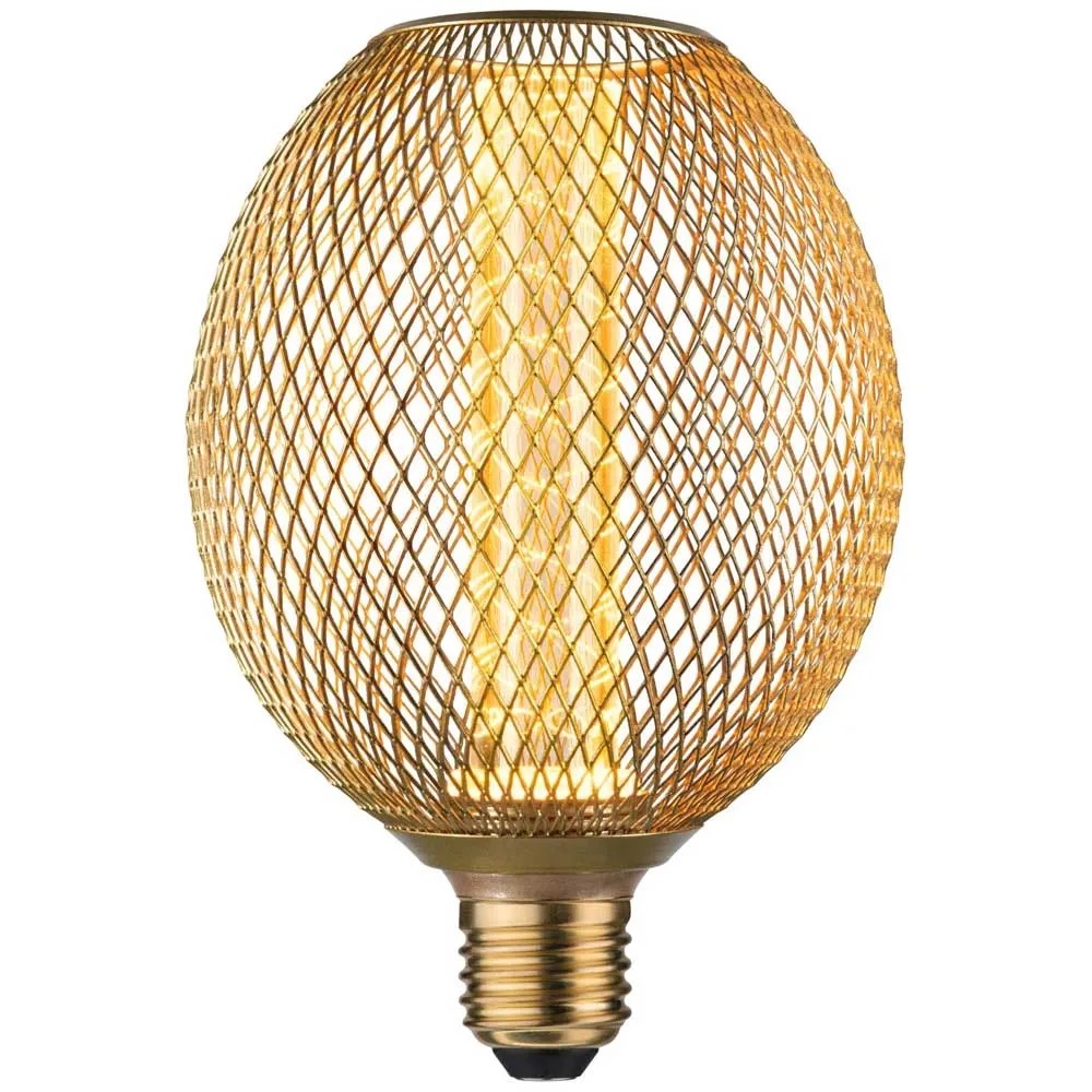 Paulmann LED-Leuchtmittel Metallic Glow Globe Spiral Messing 4,2 W / 200 lm