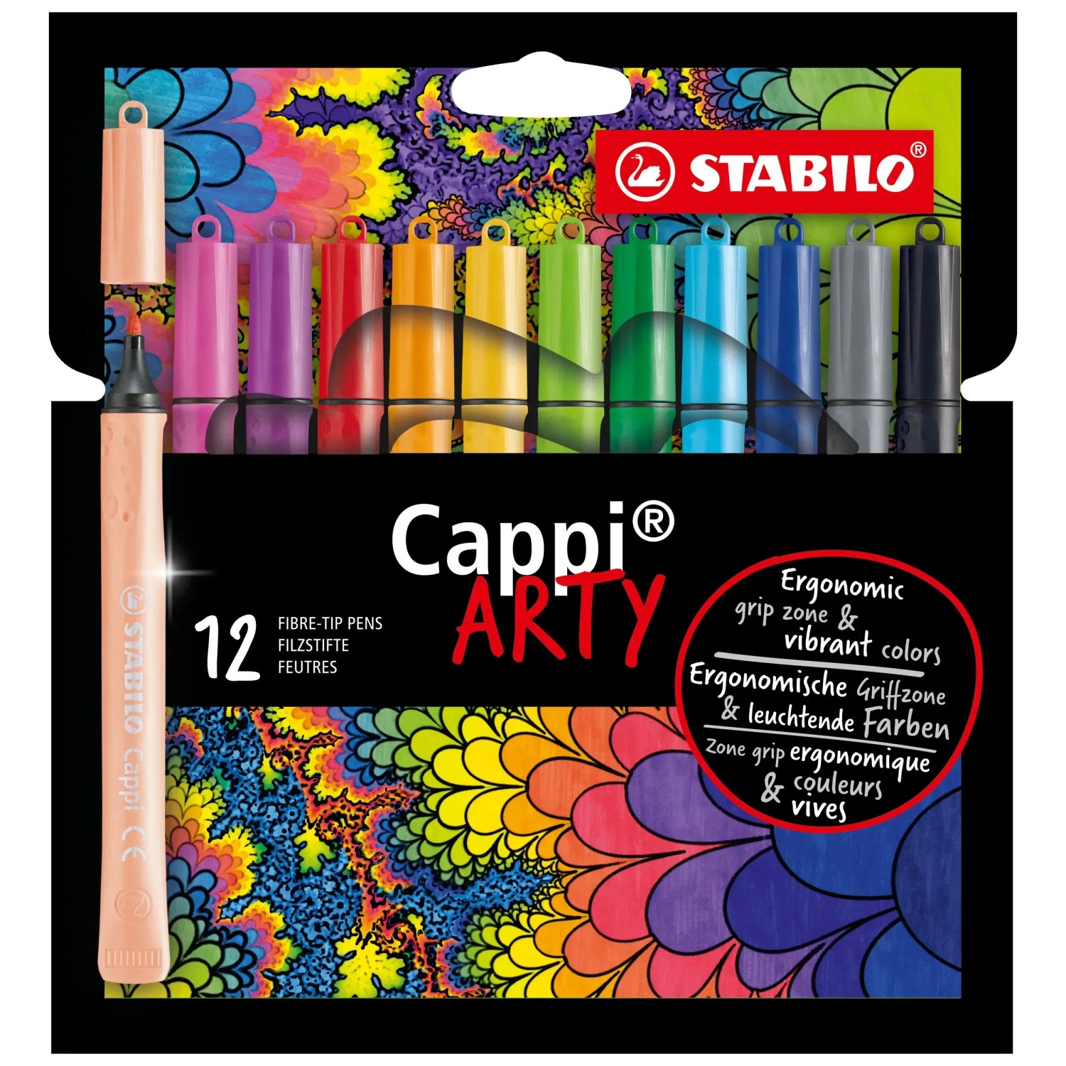 Stabilo Filzstift-Set Cappi Arty 12 Stk. kaufen bei OBI