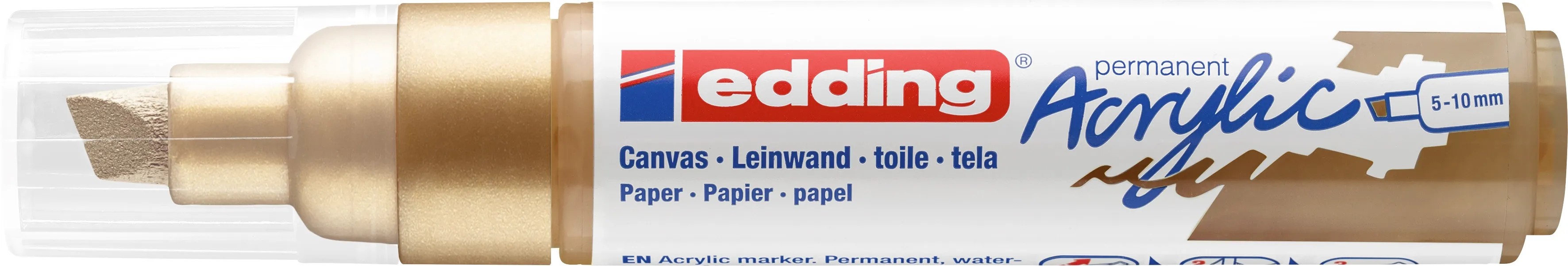 Edding 5000 Acrylmarker breit Reichgold 5 - 10 mm