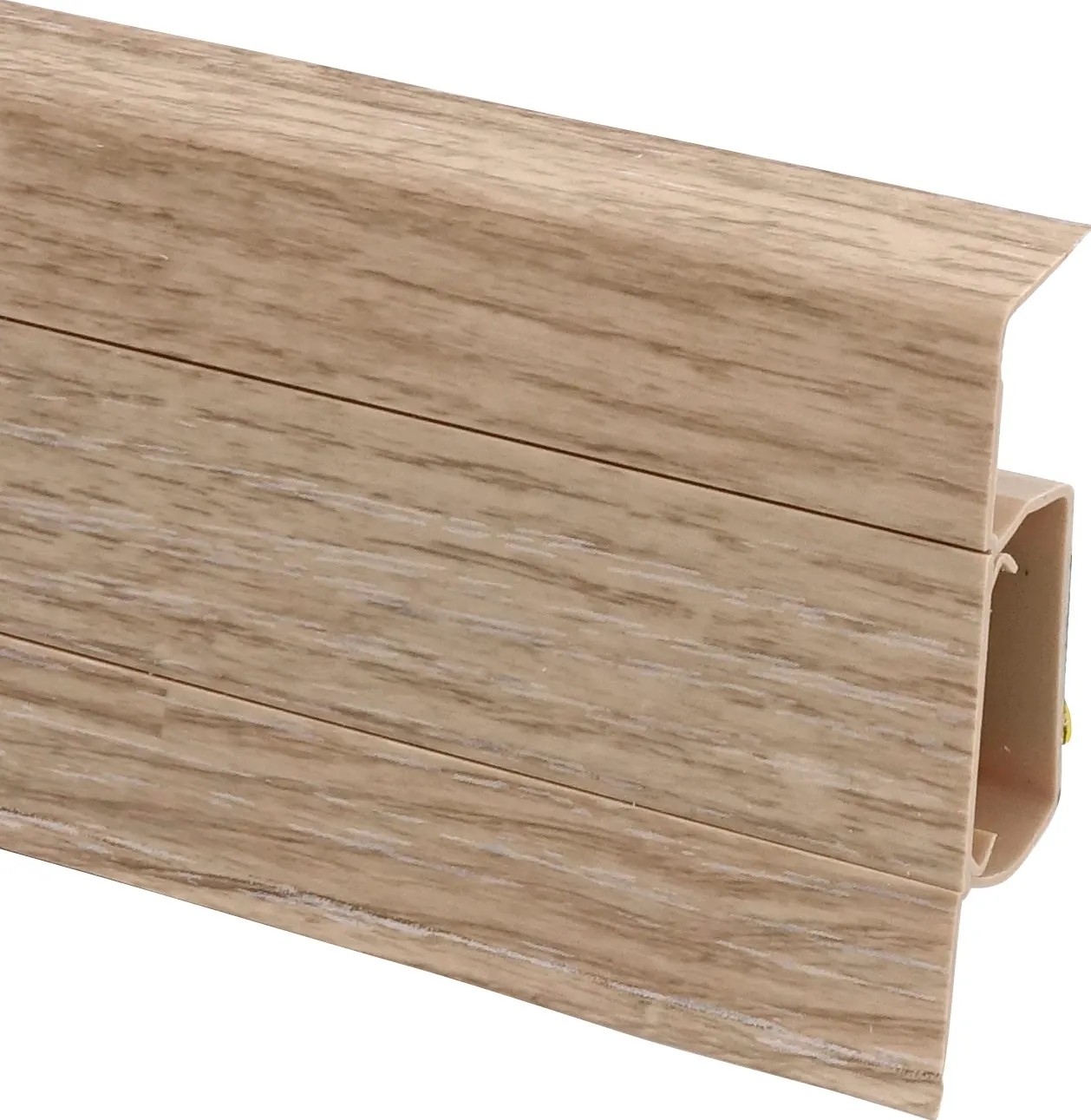 Battiscopa con canalina passacavi Cubica 60 sk Wasabi rovere 22 x 60 mm ...