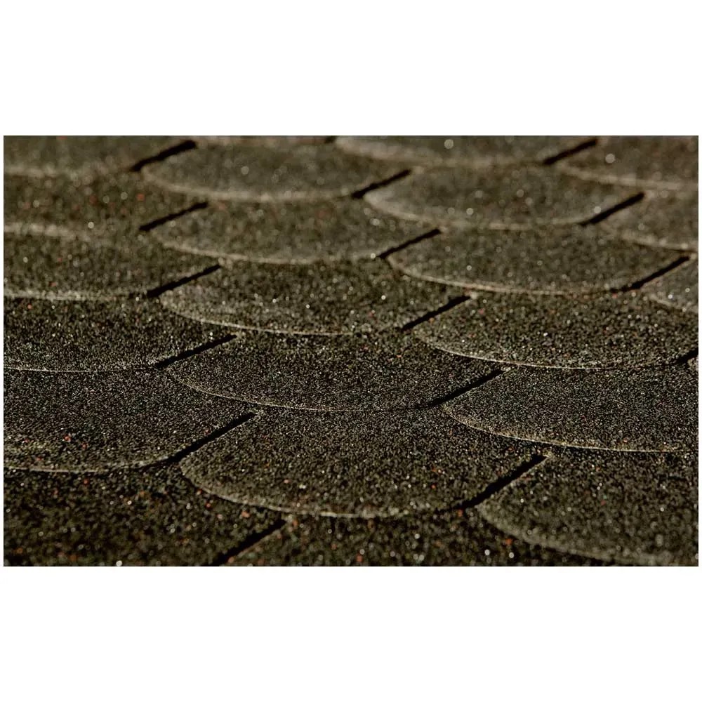 Bardeaux de toiture en bitume Queue de castor Anthracite