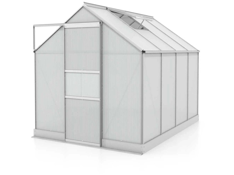 Vitavia Gewächshaus Apollo 5000 Silber (HxBxT) 207 x 195 x 261 cm ...