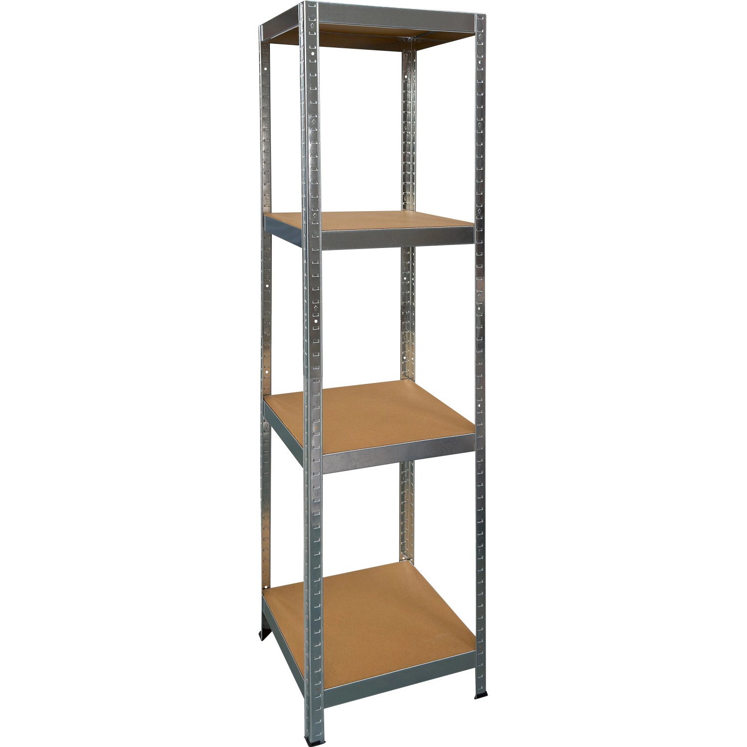 OBI Metall-Schwerlast-Steckregal S Silber 180 x 50 x 50 cm / 4 Stk.