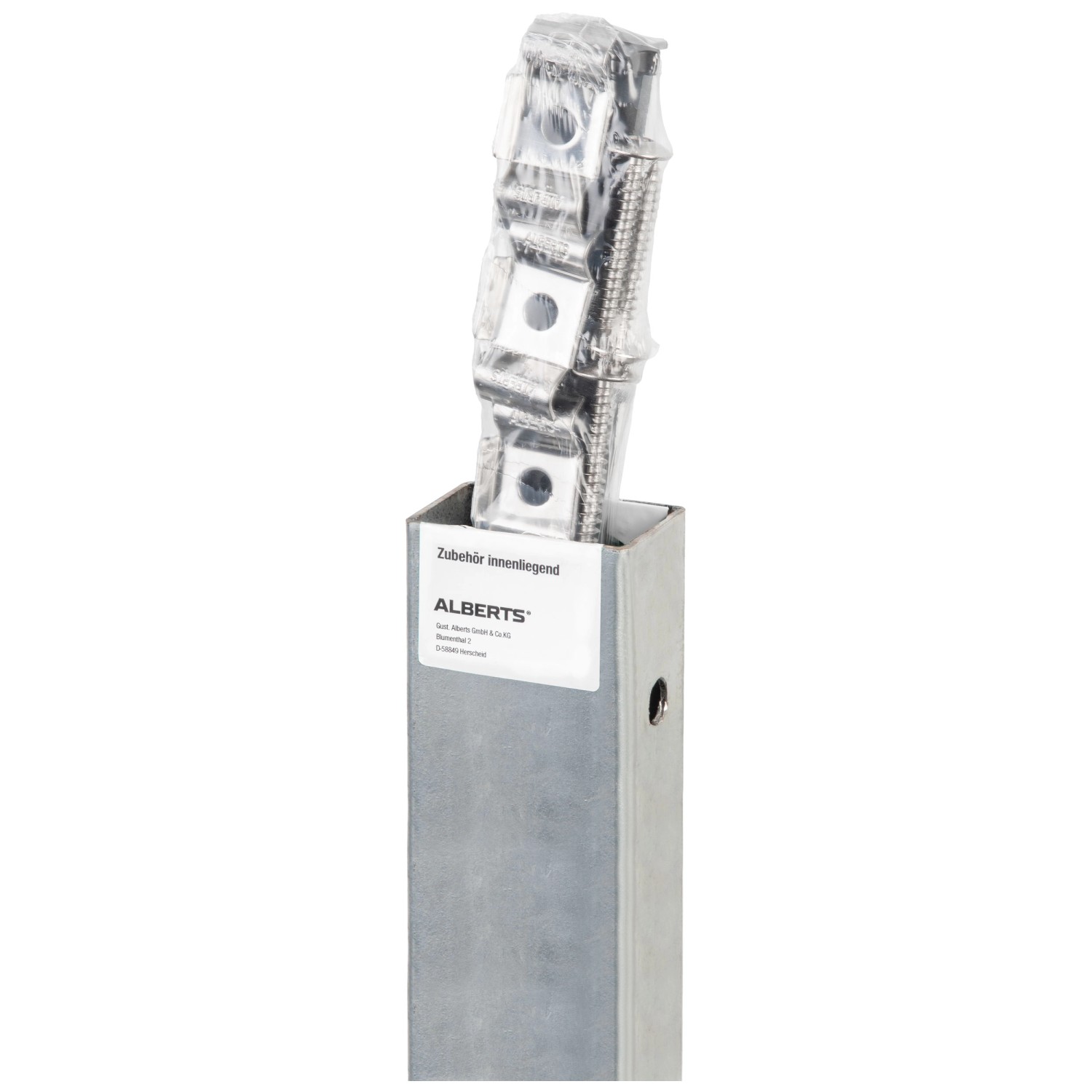 Alberts Zaunpfosten Feuerverzinkt Pfostenstärke: 60 x 40 mm / Länge 875 mm kaufen bei OBI