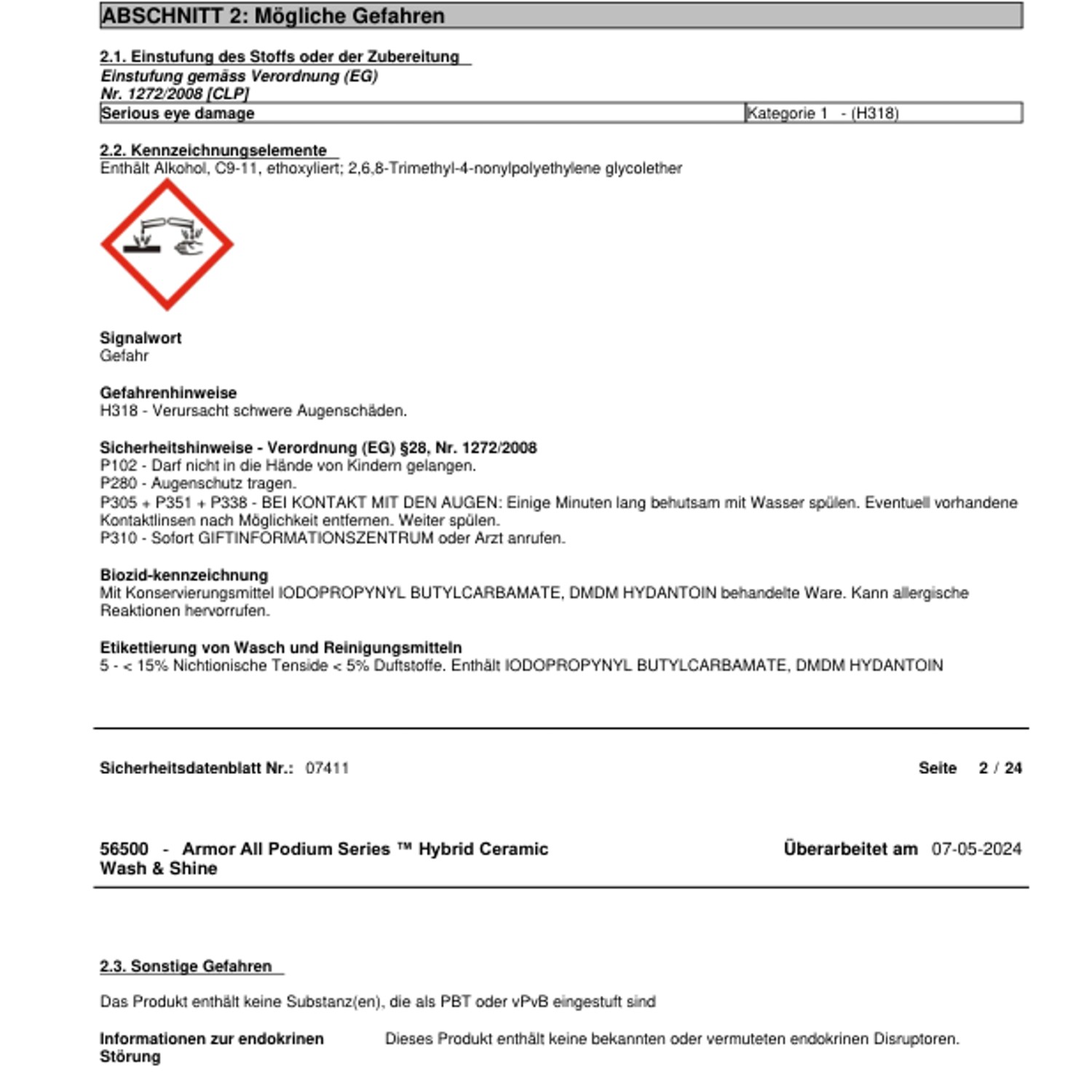 Armor All Fahrzeugreiniger Hybrid Ceramic Wash and Shine 473 ml kaufen ...