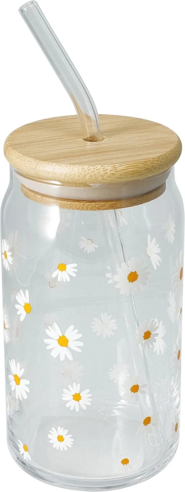 Verre avec paille assorti / 1 pc