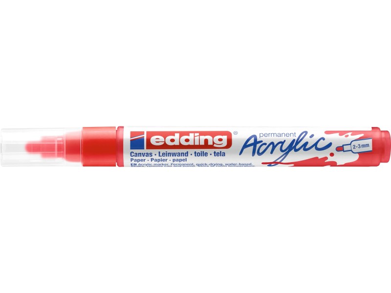 Edding 5100 Acrylmarker medium Verkehrsrot 2 - 3 mm kaufen bei OBI