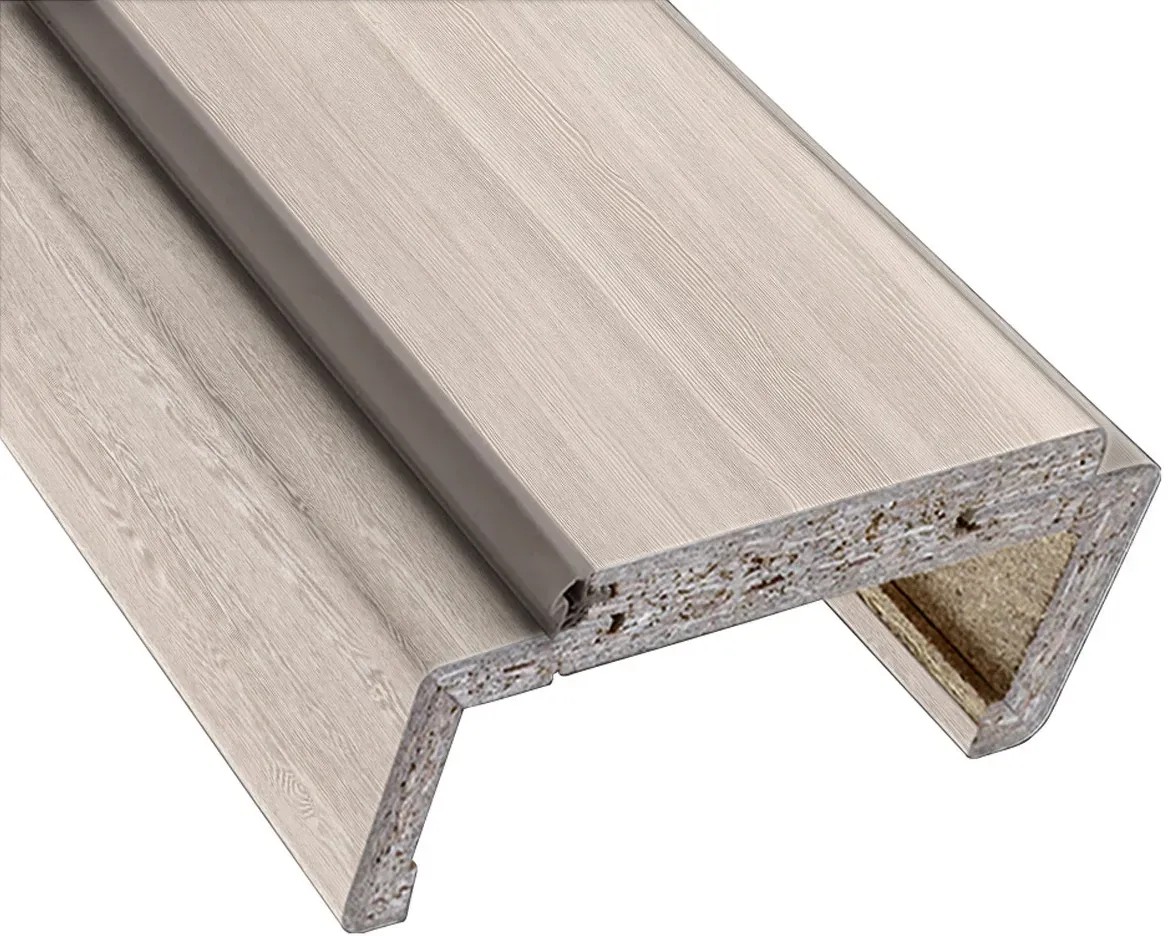 Telaio Lamineo DIN sinistra / destra rovere Argento (HxLxP) 199 x 74 x ...