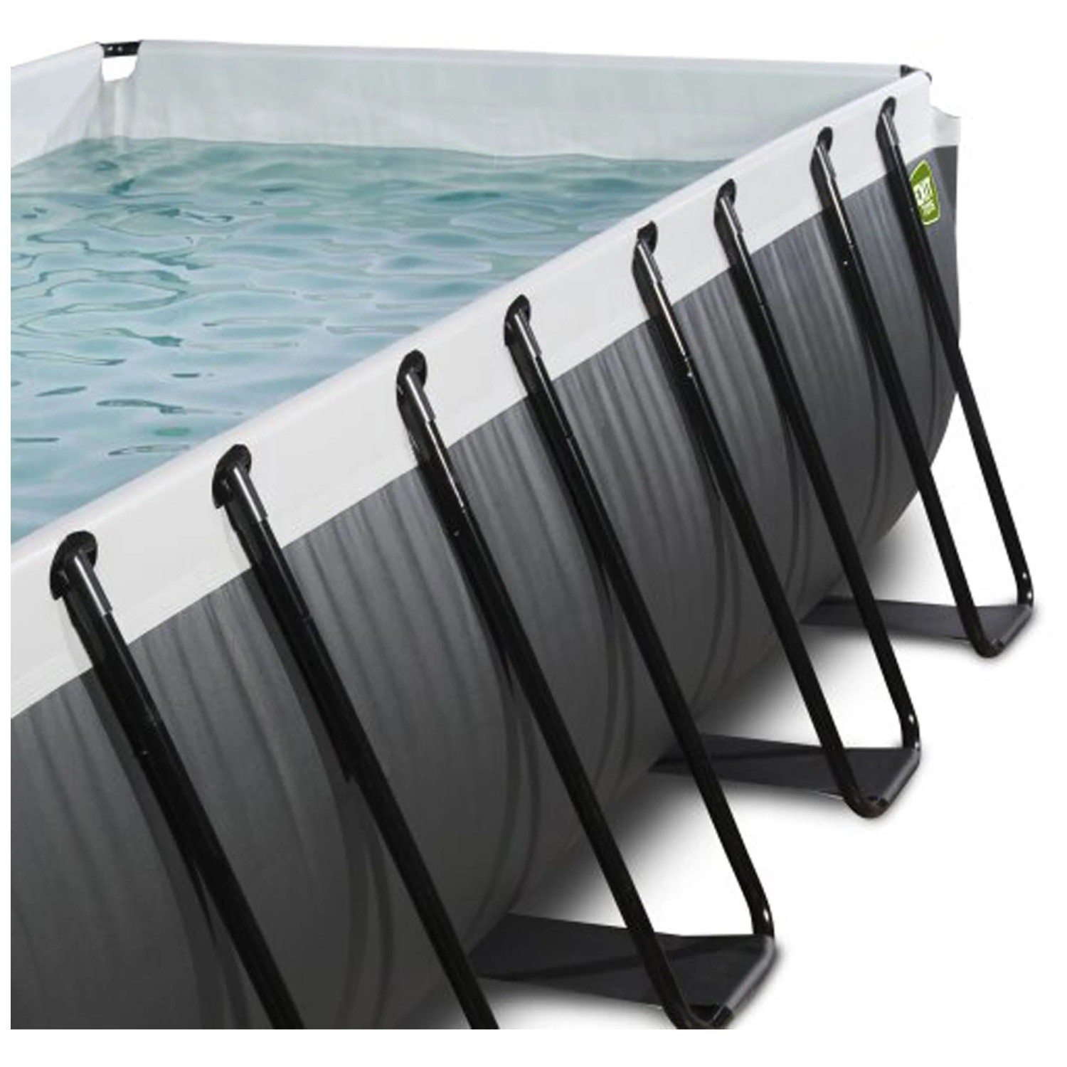 Exit Pool Leather Schwarz (HxBxT) 122 x 400 x 200 cm inkl ...