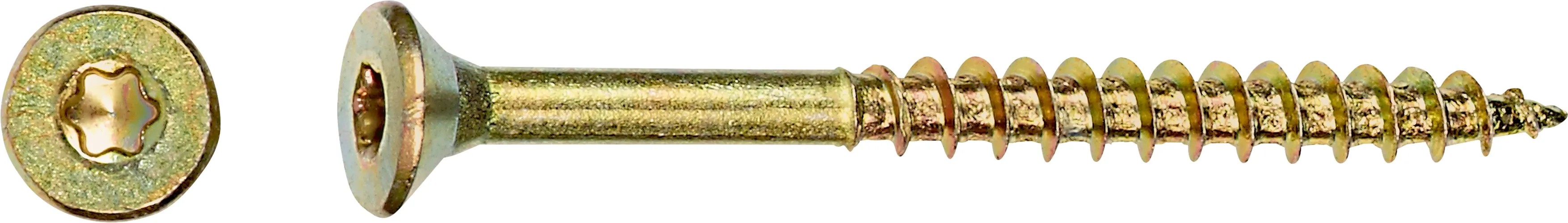 LUX-TOOLS Vis universelle à tête plate avec entraînement Torx Ø 5 x 90 mm