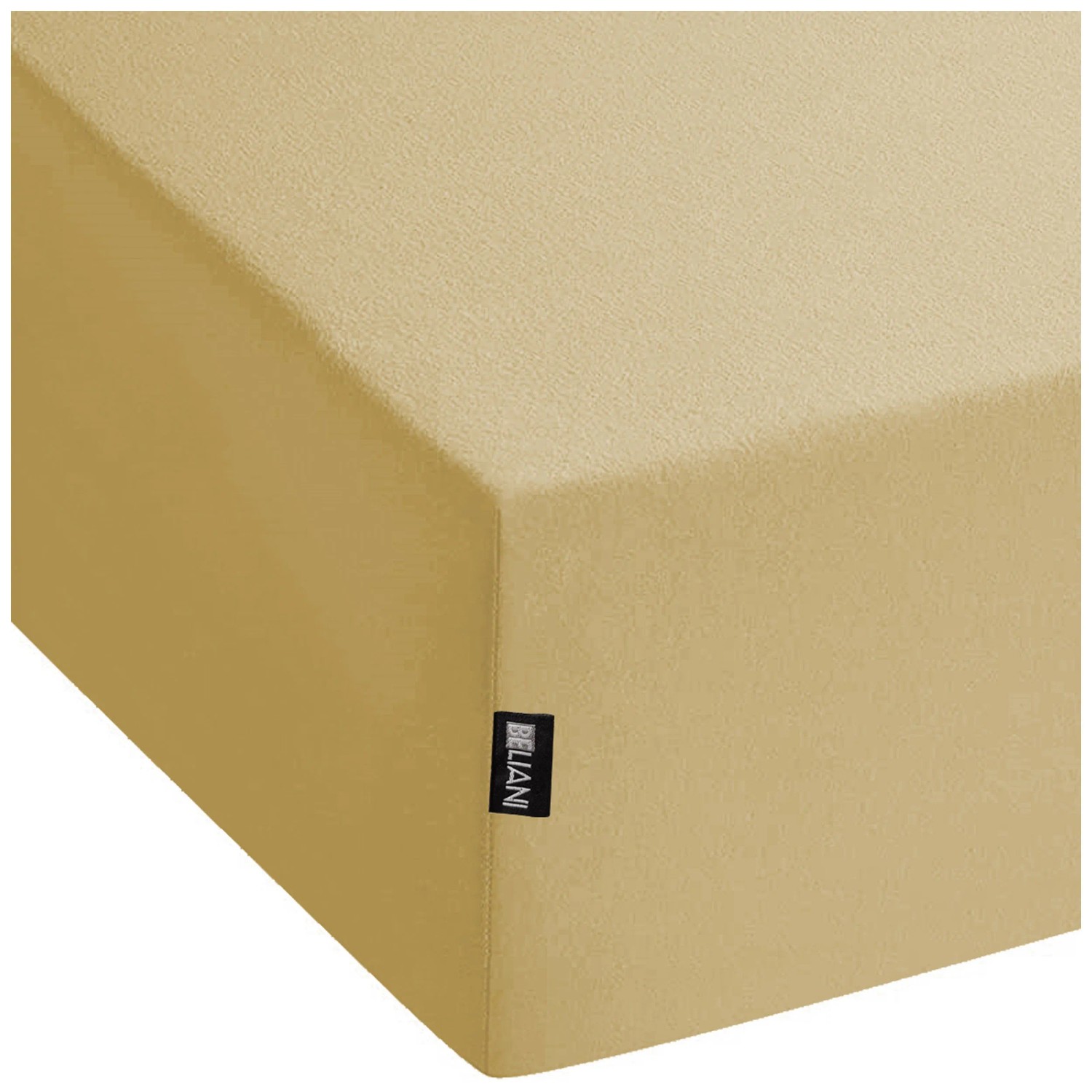 Drap pour lit de serrage Janbu coton Vert olive 160 x 200 cm