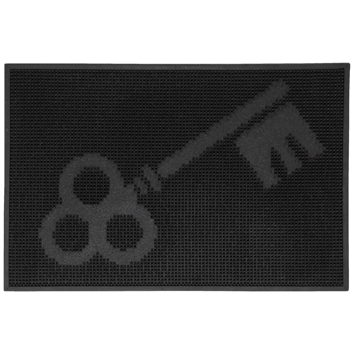 Andiamo Fussmatte Gummi Pin-Key Schlüssel Schwarz 40 x 60 cm