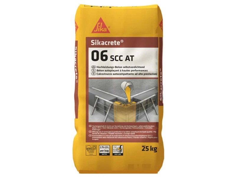 Sikacrete Hochleistungs-Beton 06 SCC AT 25 kg