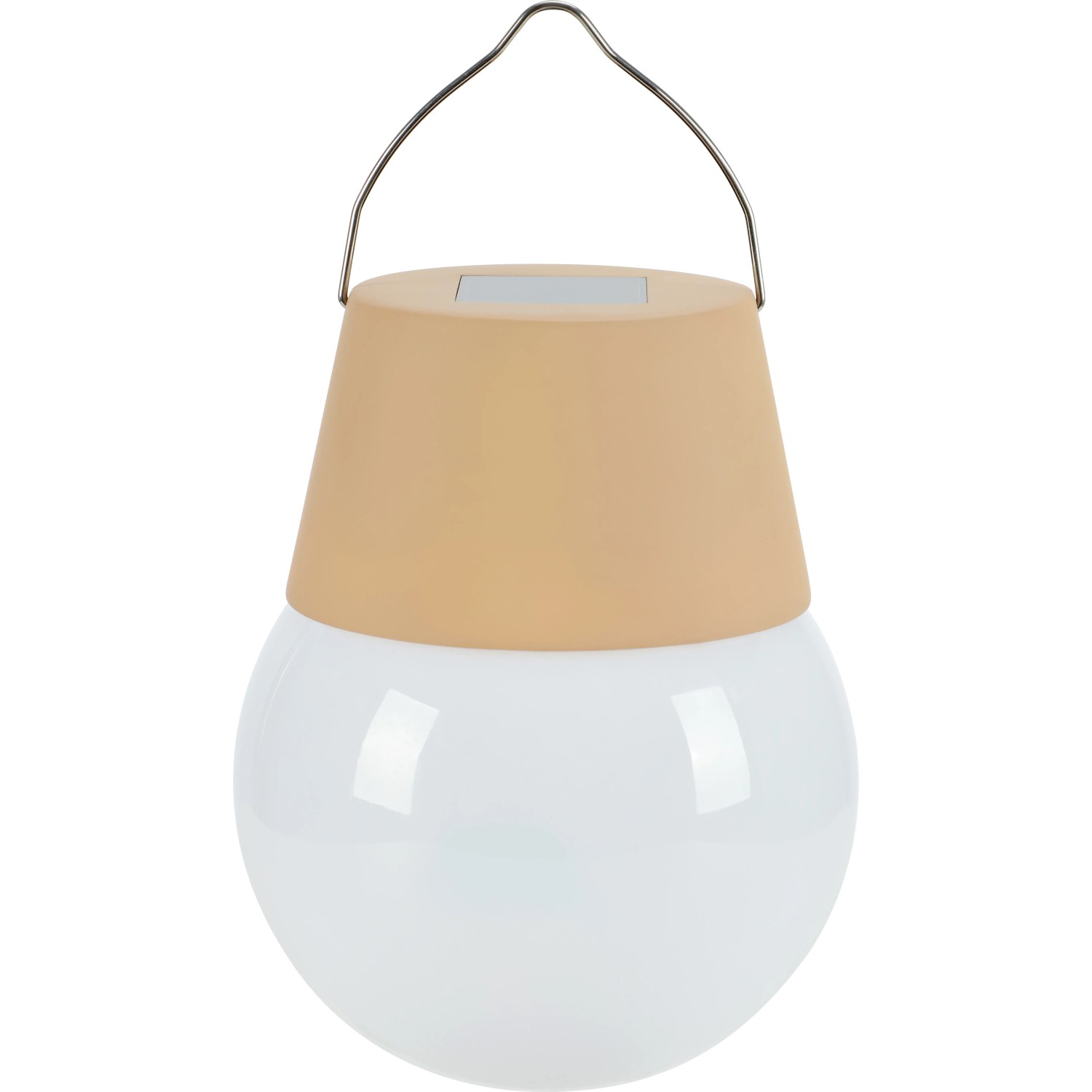 Solar-LED-Leuchte Beige Ø 10 cm / Höhe 12,5 cm kaufen bei OBI