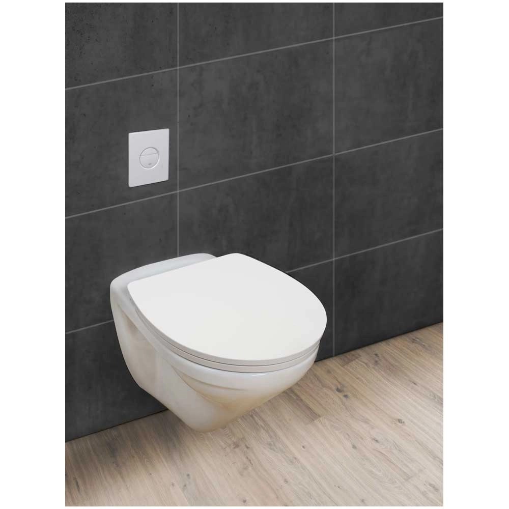 Wenko WC-Sitz Premium mit Easy-Close Duroplast Weiss kaufen bei OBI