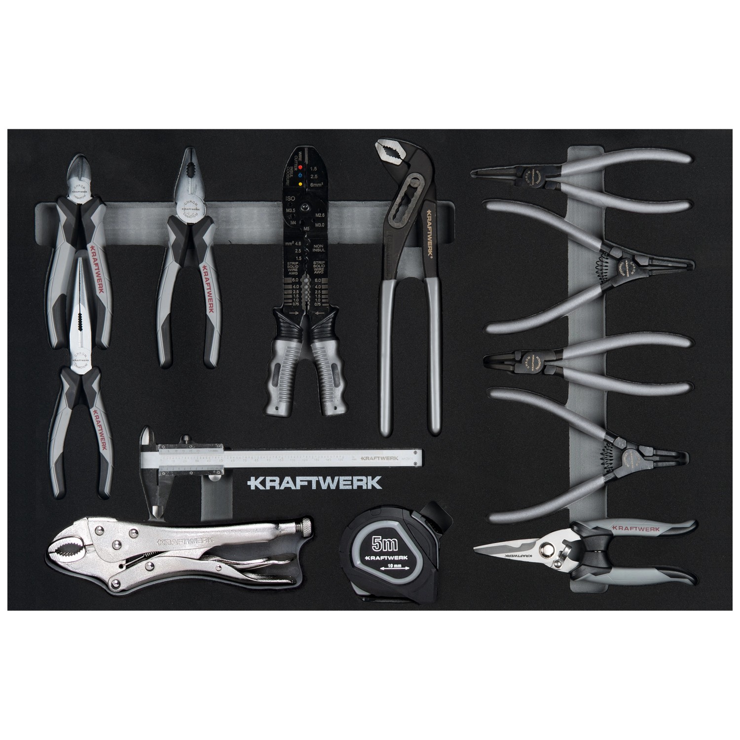 Kraftwerk Utensile pinza e misura Inserto Basic Line 13 pz.