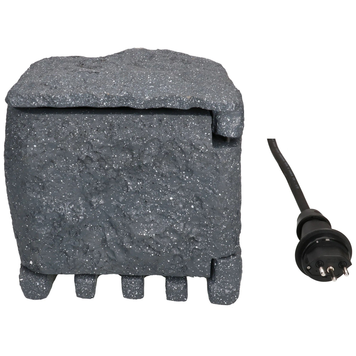 Max Hauri Gartensteckdose Kunststoff Grau 2 x T13