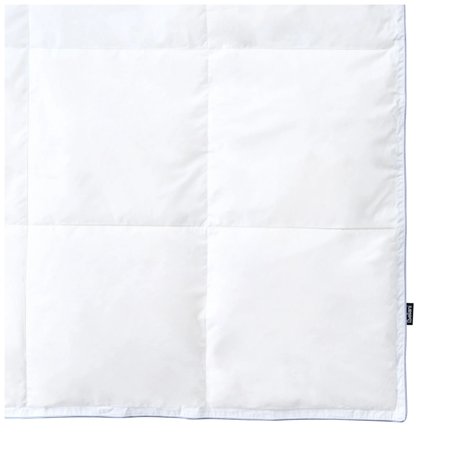 Beliani Bettdecke Krivan Entendaunen Weiss 200 x 200 cm