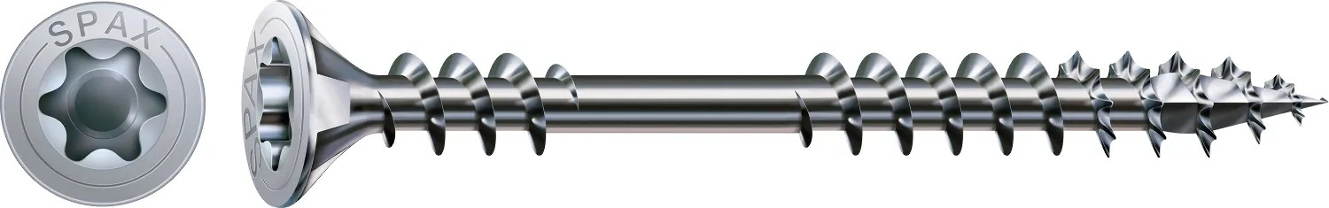 Spax Vis réglage à tête fraisée entraînement T-Star-plus Ø 4,5 x 70 mm ...