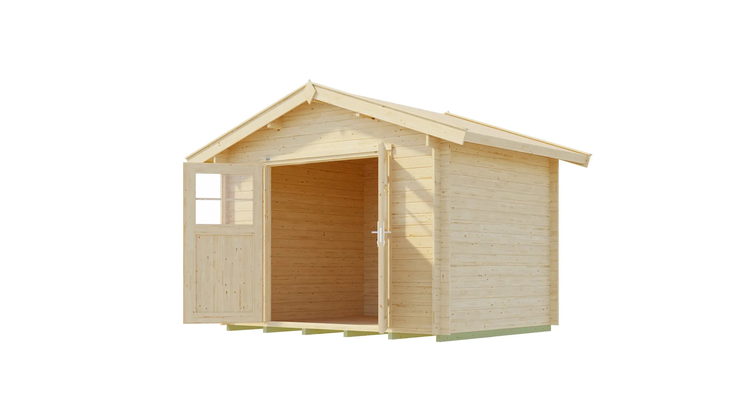 Casetta da giardino Weka Premium 28 naturale misura 4