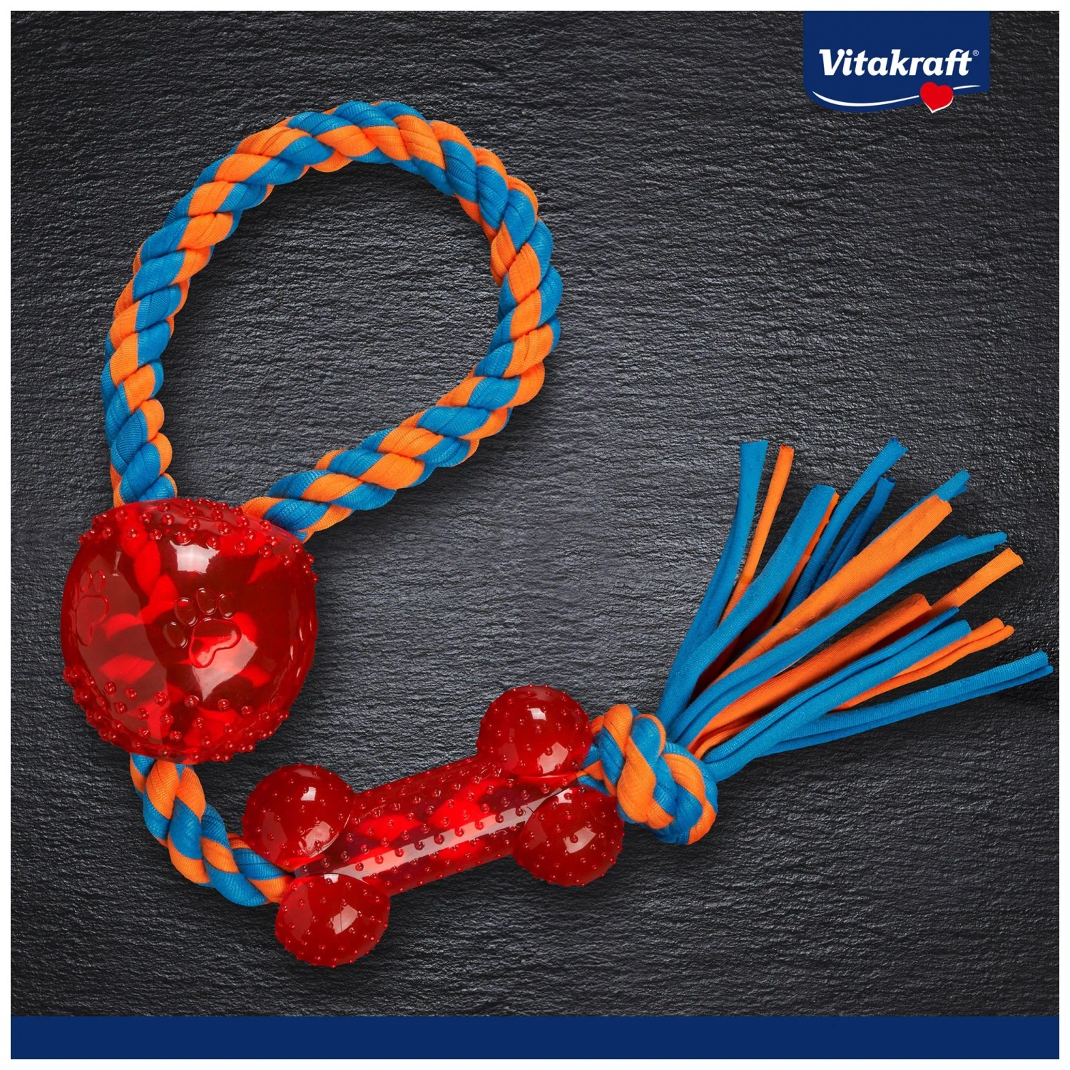 Vitakraft Corde Activity os For You jersey / TPR assorti / 1 pc