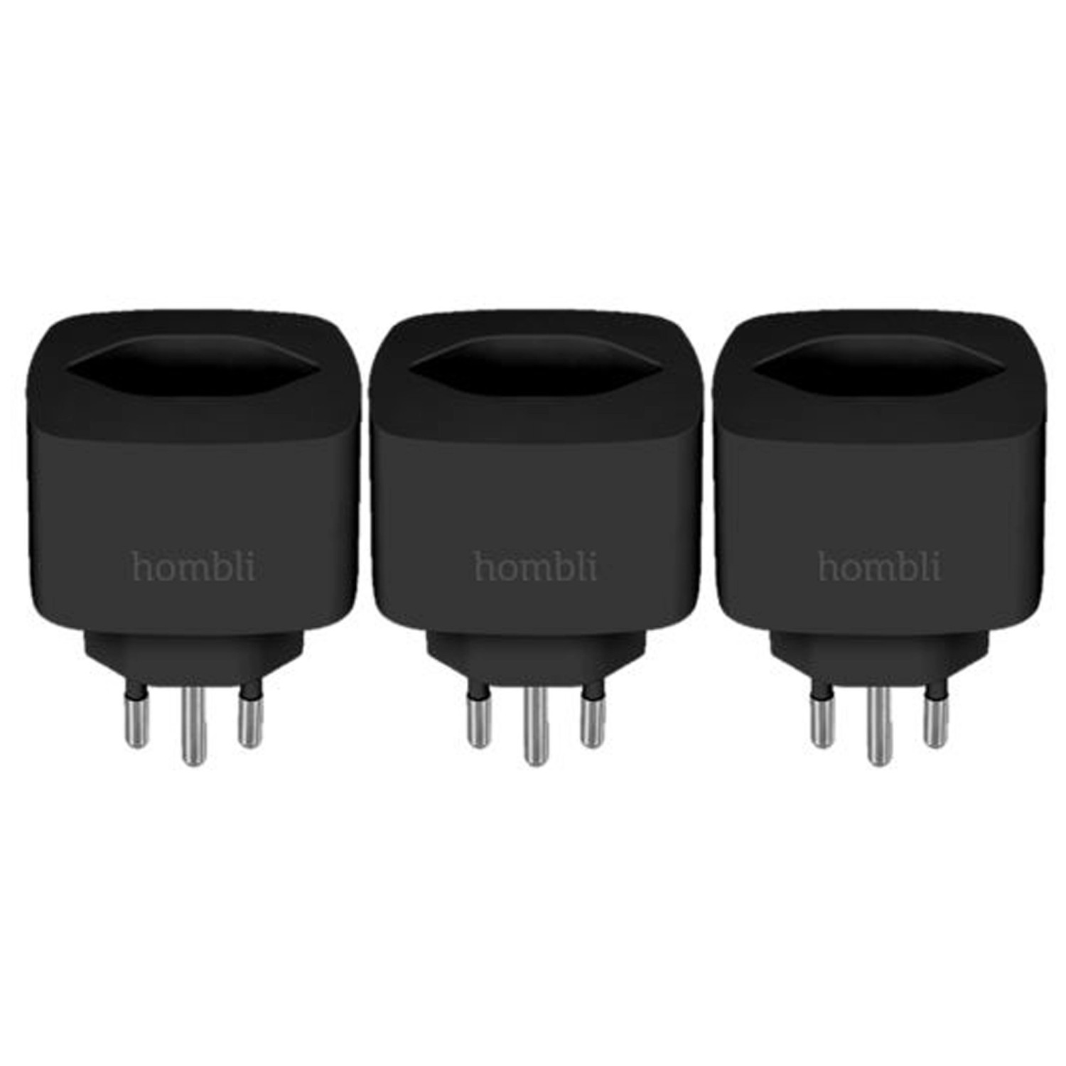 Hombli Smart Swiss Steckdose Promo Pack 2+1 Schwarz kaufen bei OBI
