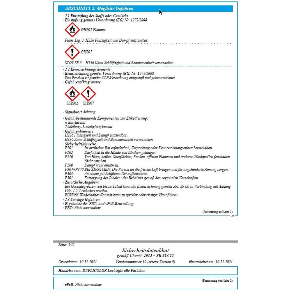 Dupli-Color Lackspray Autocolor glänzend Schwarz 0-0550 / 12 ml kaufen ...