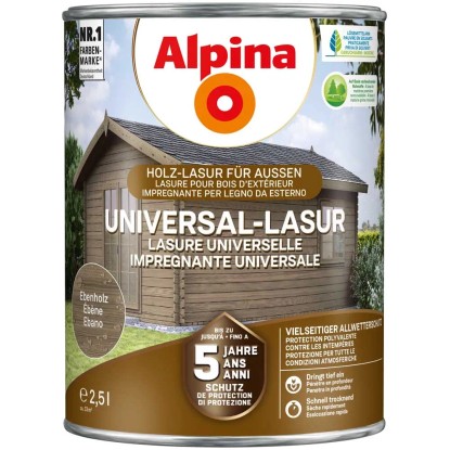 Alpina Universal-Lasur Ebenholz DIF 2,5 l kaufen bei OBI