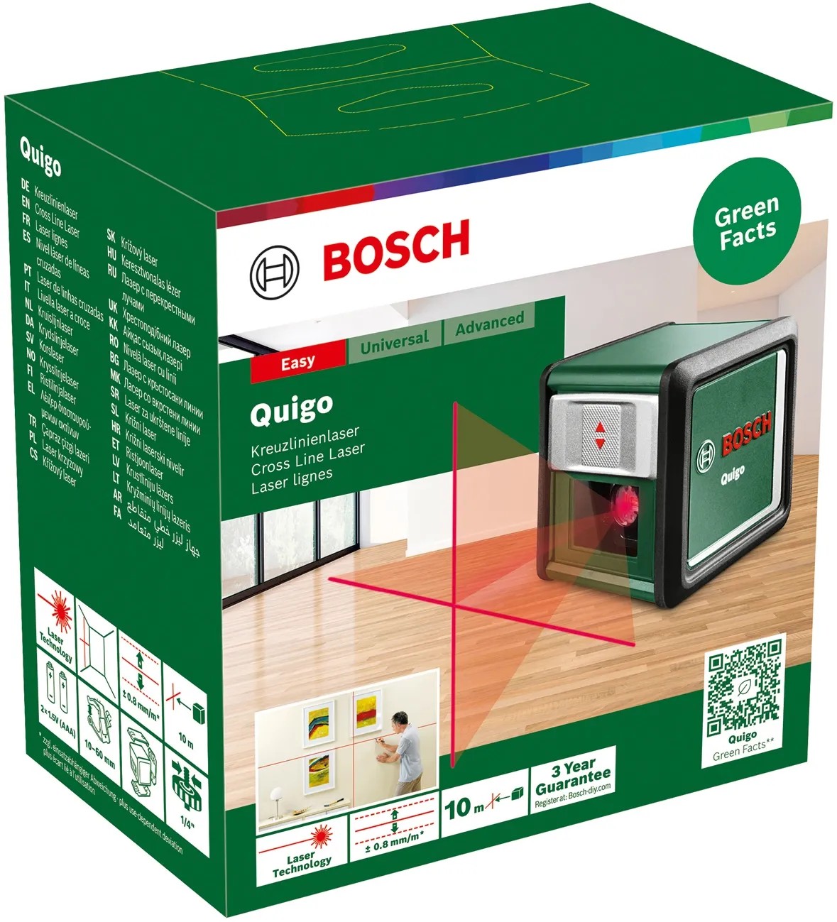 Bosch Kreuzlinien-Laser Quigo
