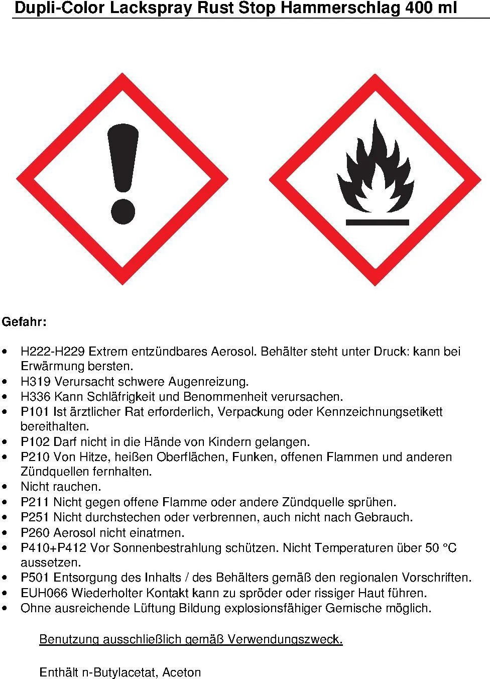 Dupli-Color Lackspray Rust Stop Hammerschlag 400 ml kaufen bei OBI