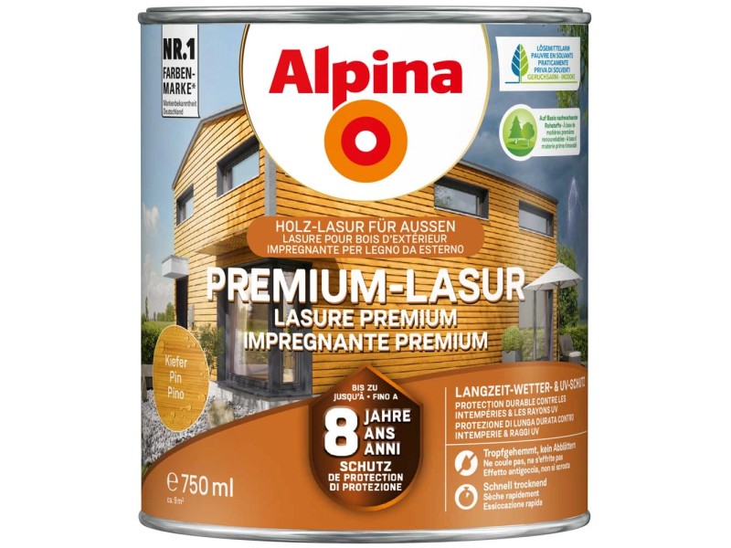 Alpina Premium-Lasur Kiefer DIF 750 ml kaufen bei OBI