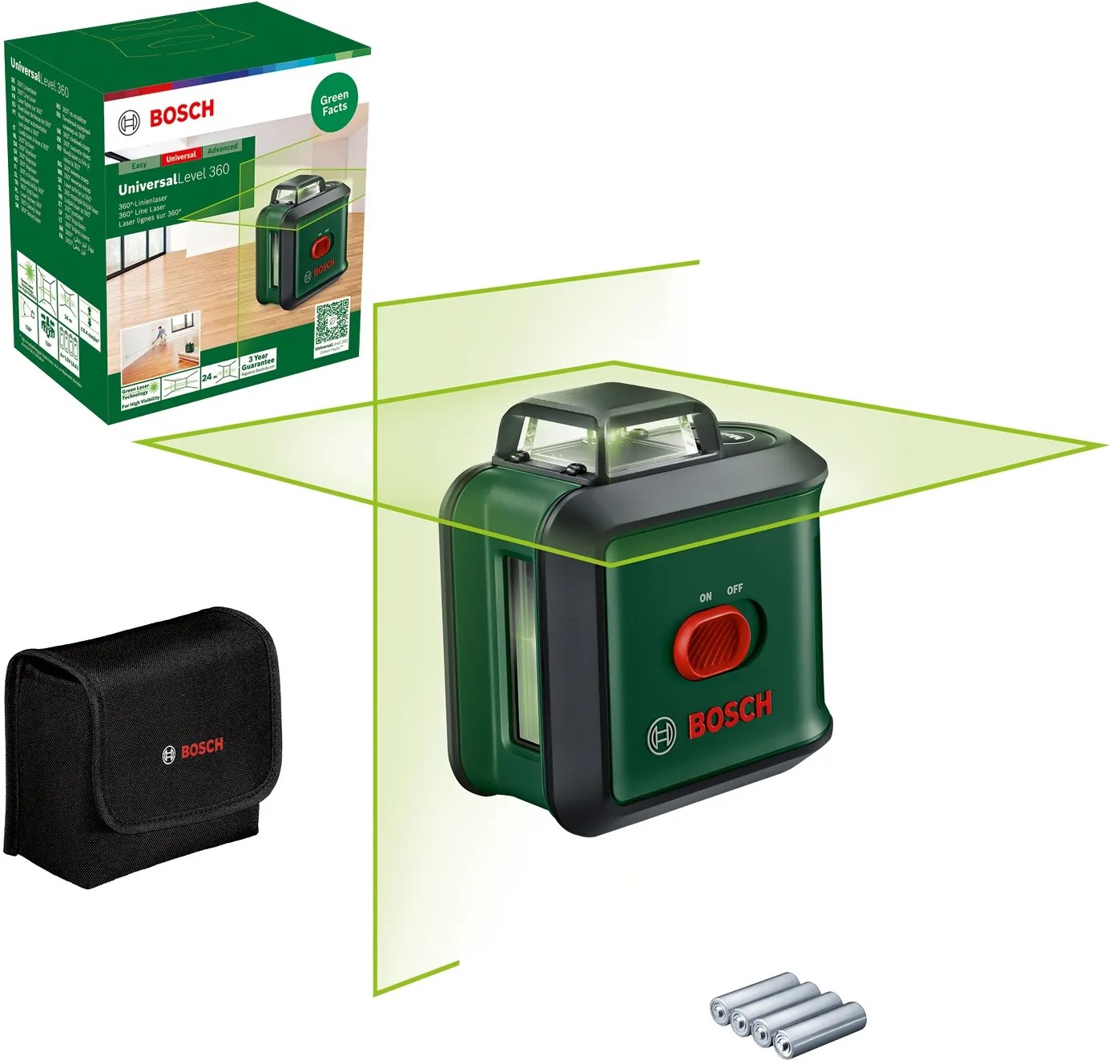 Bosch Kreuzlinien-Laser UniversalLevel 360 Basic