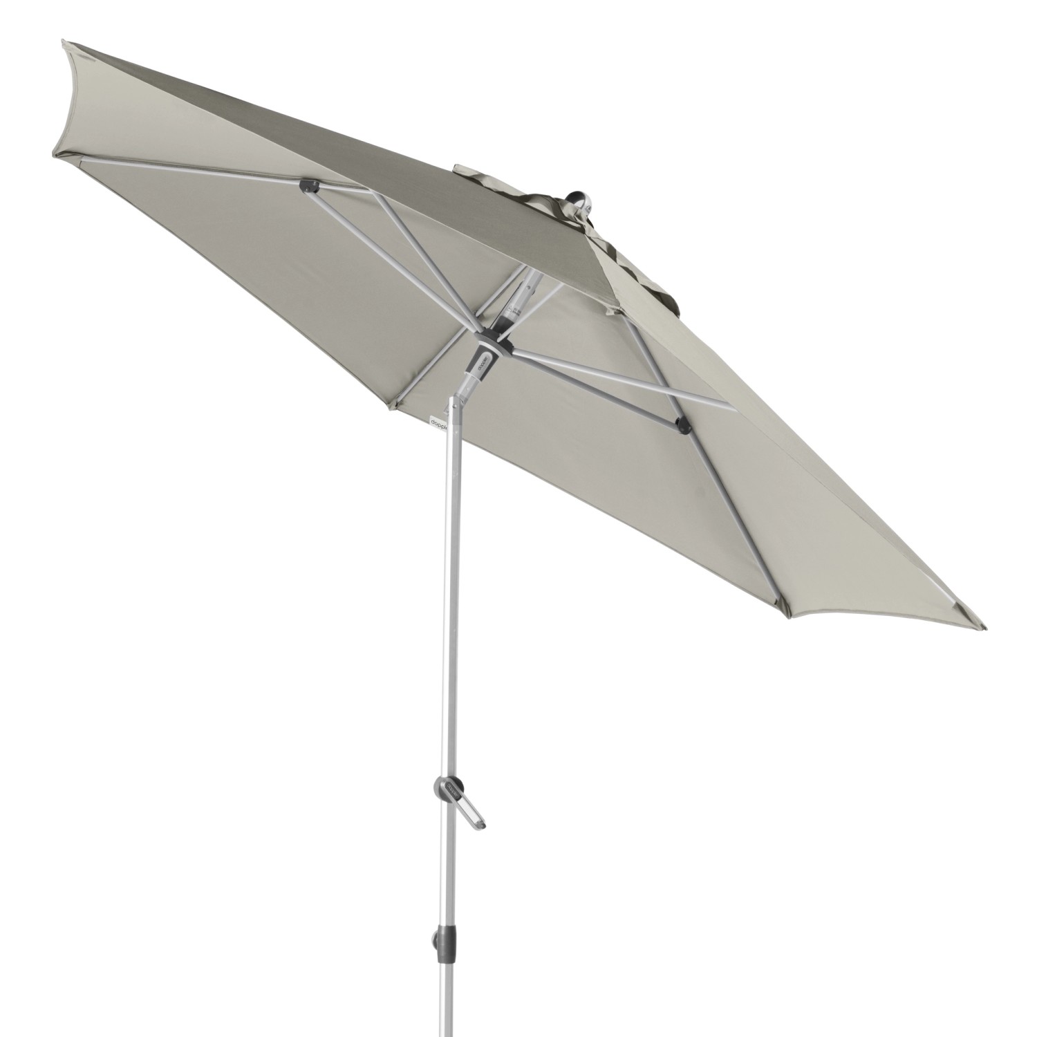 Doppler Sonnenschirm Expert Auto Tilt Hellgrau Ø 280 cm kaufen bei OBI