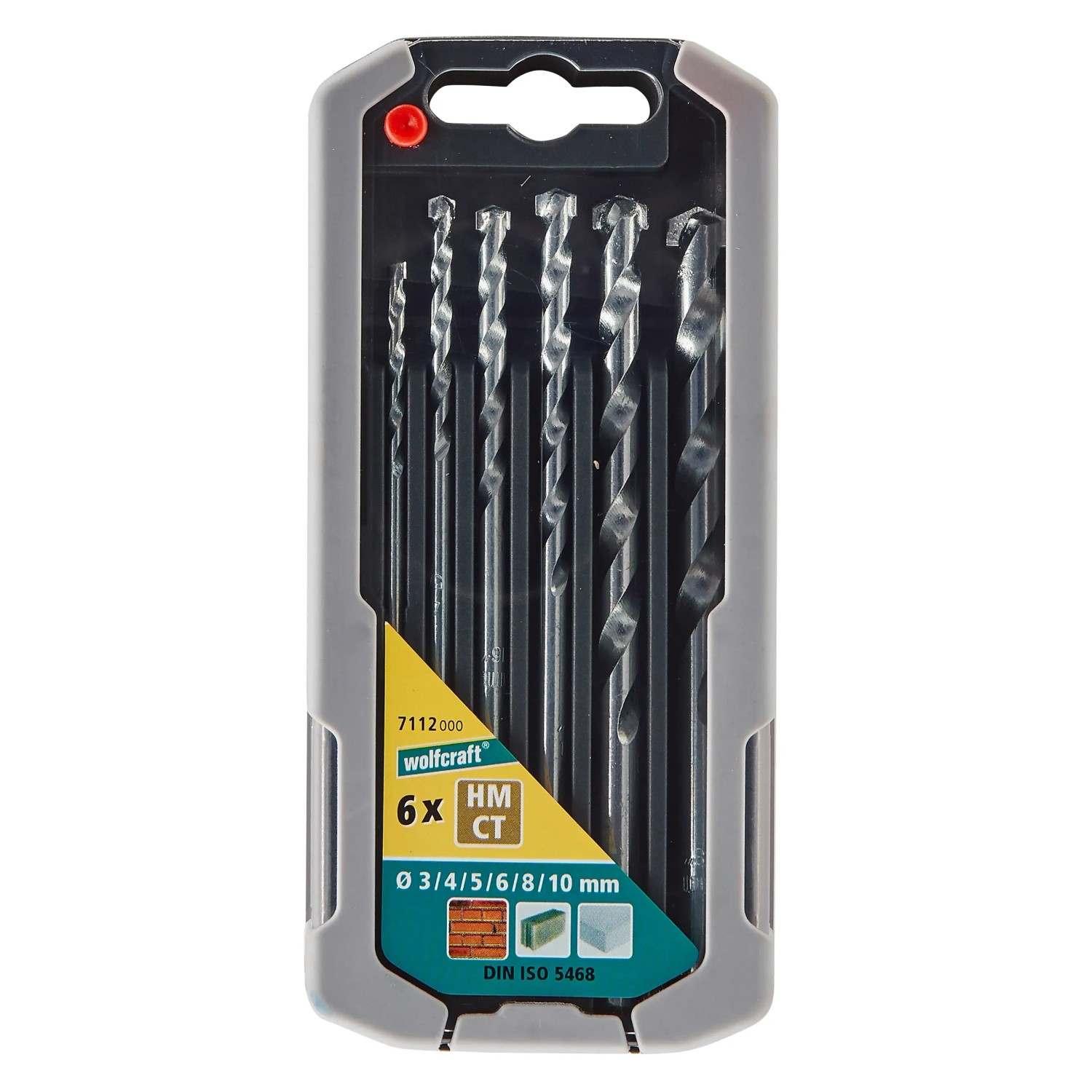 Wolfcraft Steinbohrer-Set HM / 6-tlg.