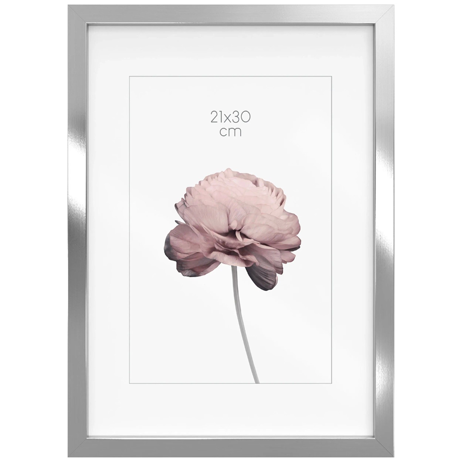 Styler Cadre photo Prague en bois Argent 21 x 30 cm