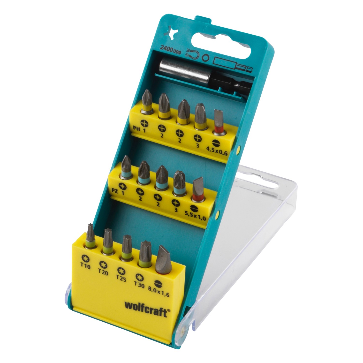 Wolfcraft Bit-Box mit PH- / PZ- / TX-Antrieb / 16-tlg. kaufen bei OBI