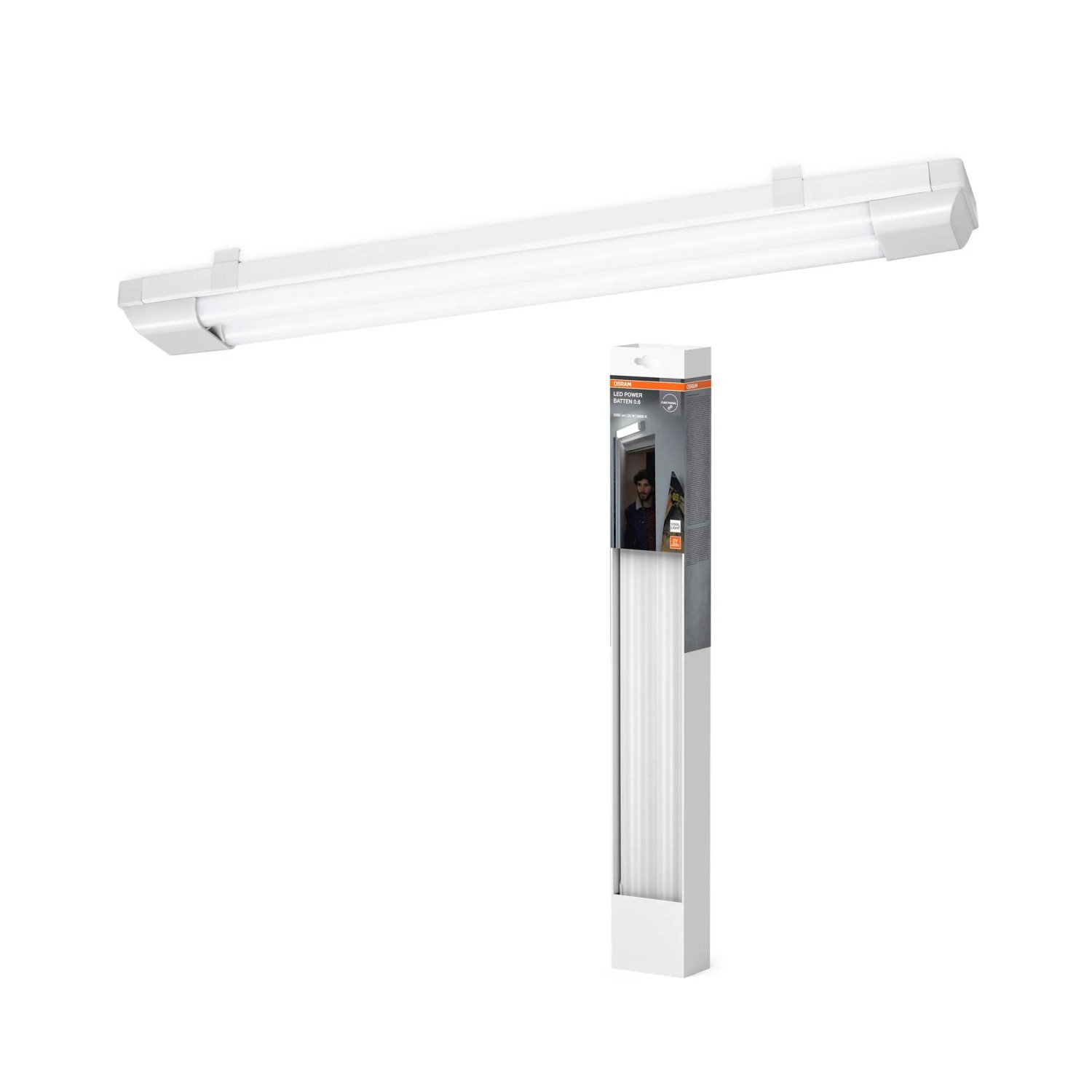 Osram LED-Lichtleiste Power Batten Weiss 25 W / 2'500 lm / 4'000 K
